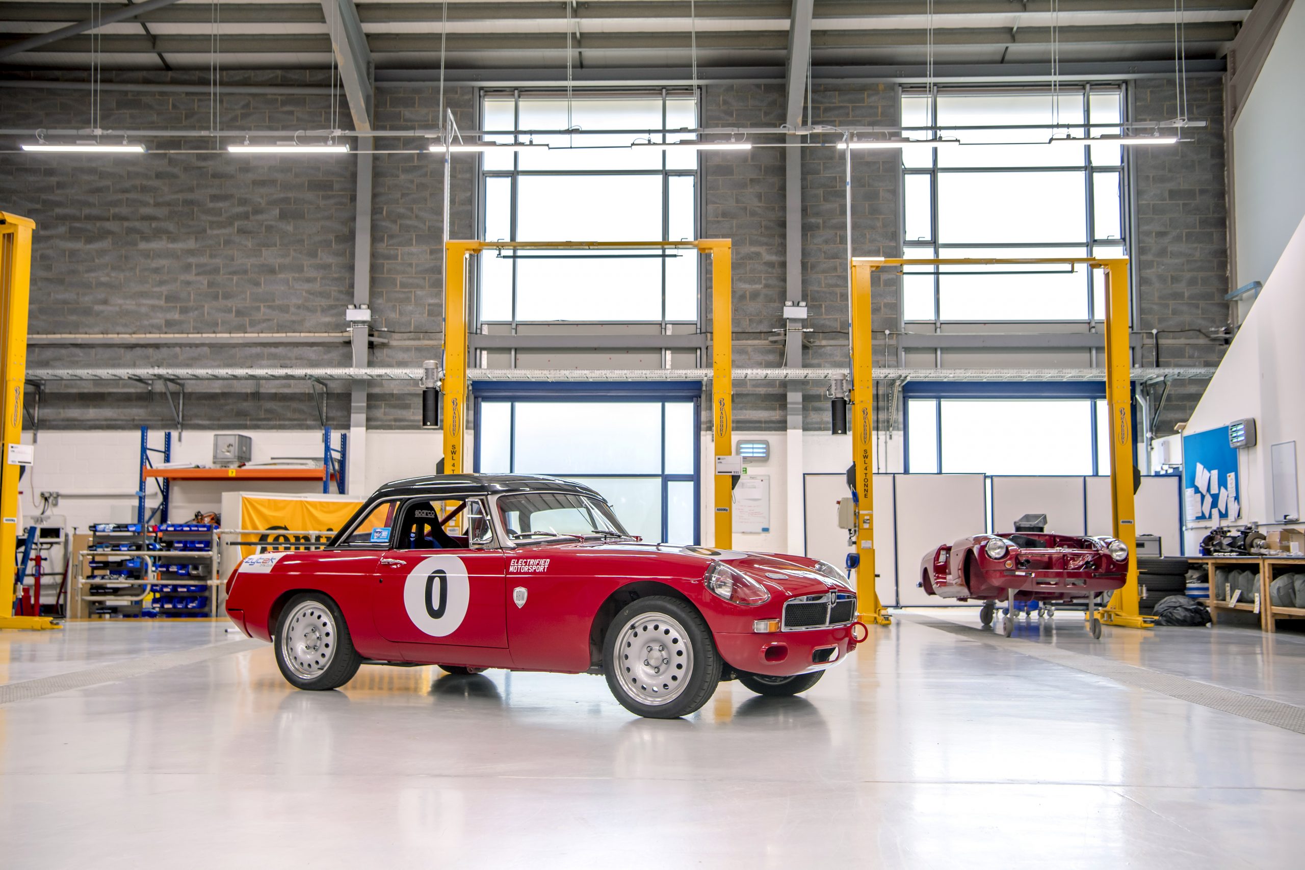 Driving an electric MGB roadster is a breath of fresh air - Hagerty Media