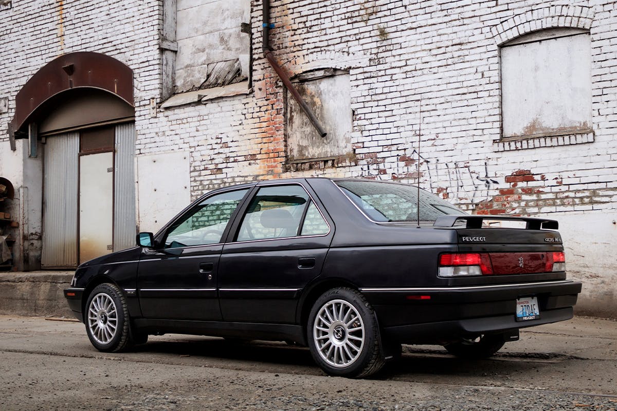 An innocent casualty, the 405 Mi16 was Peugeot's last shout in America ...