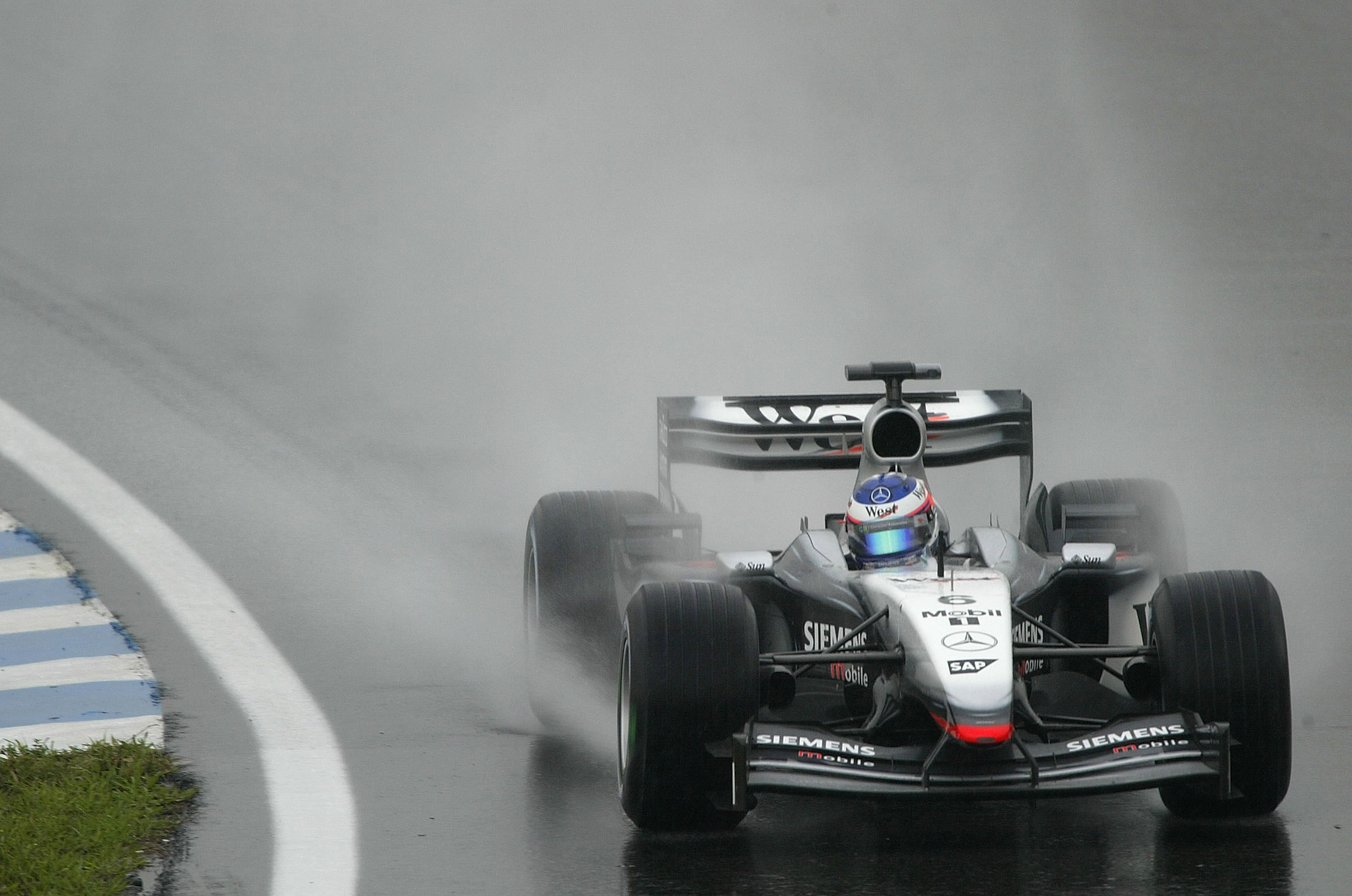 Wreckage and rain muddied the 2003 Brazilian Grand Prix results ...