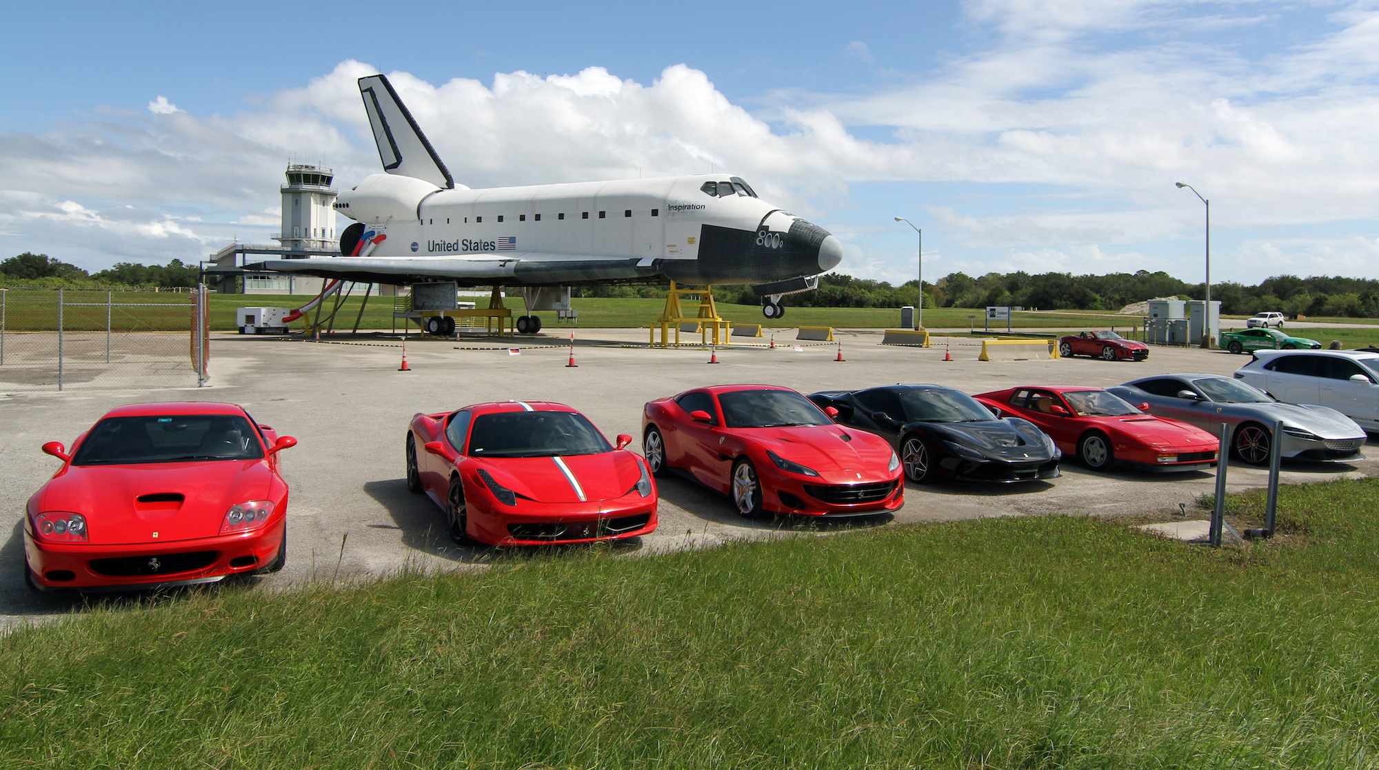 Starfighters meet Ferraris at Kennedy Space Center - Hagerty Media