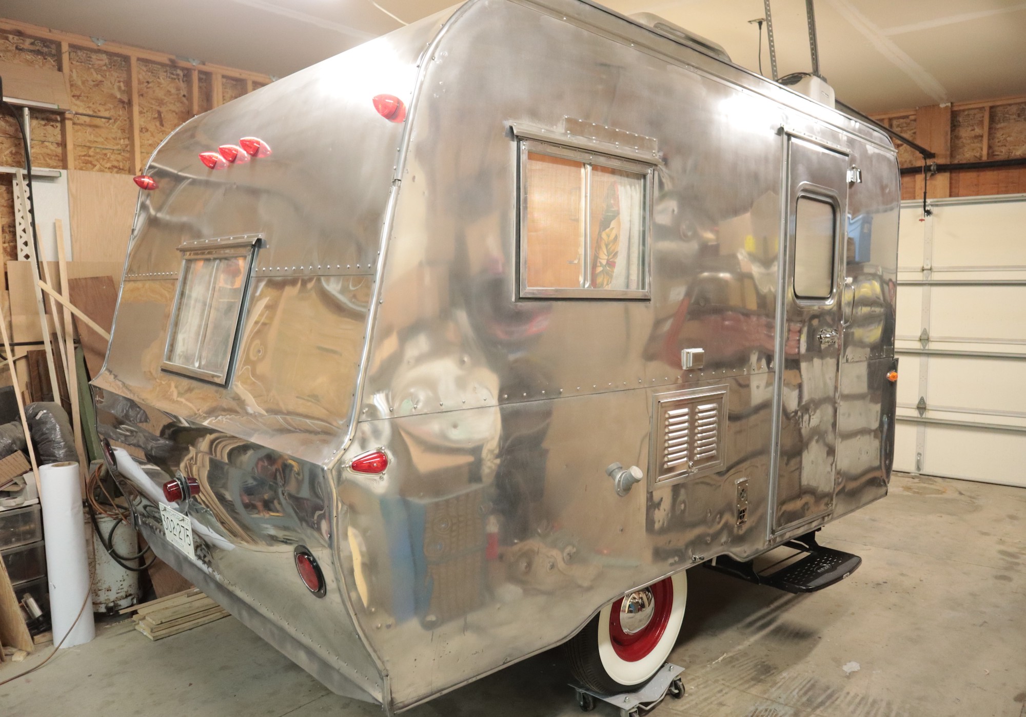 Restored ’50s Little Gem camper is ready to "rock and roll" at Barrett ...