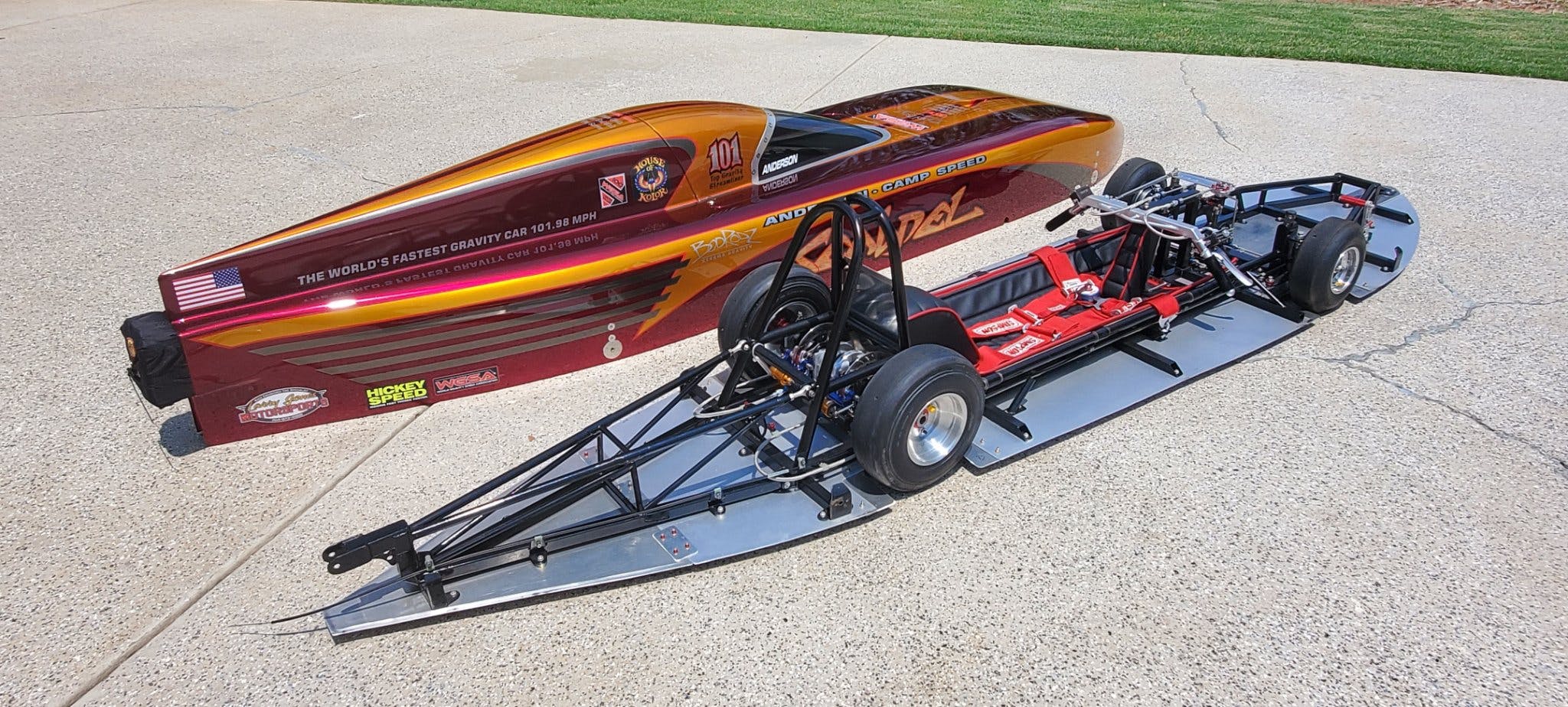 Homegrown: "Atomic Scalpel" tops 100 mph with gravity alone - Hagerty Media