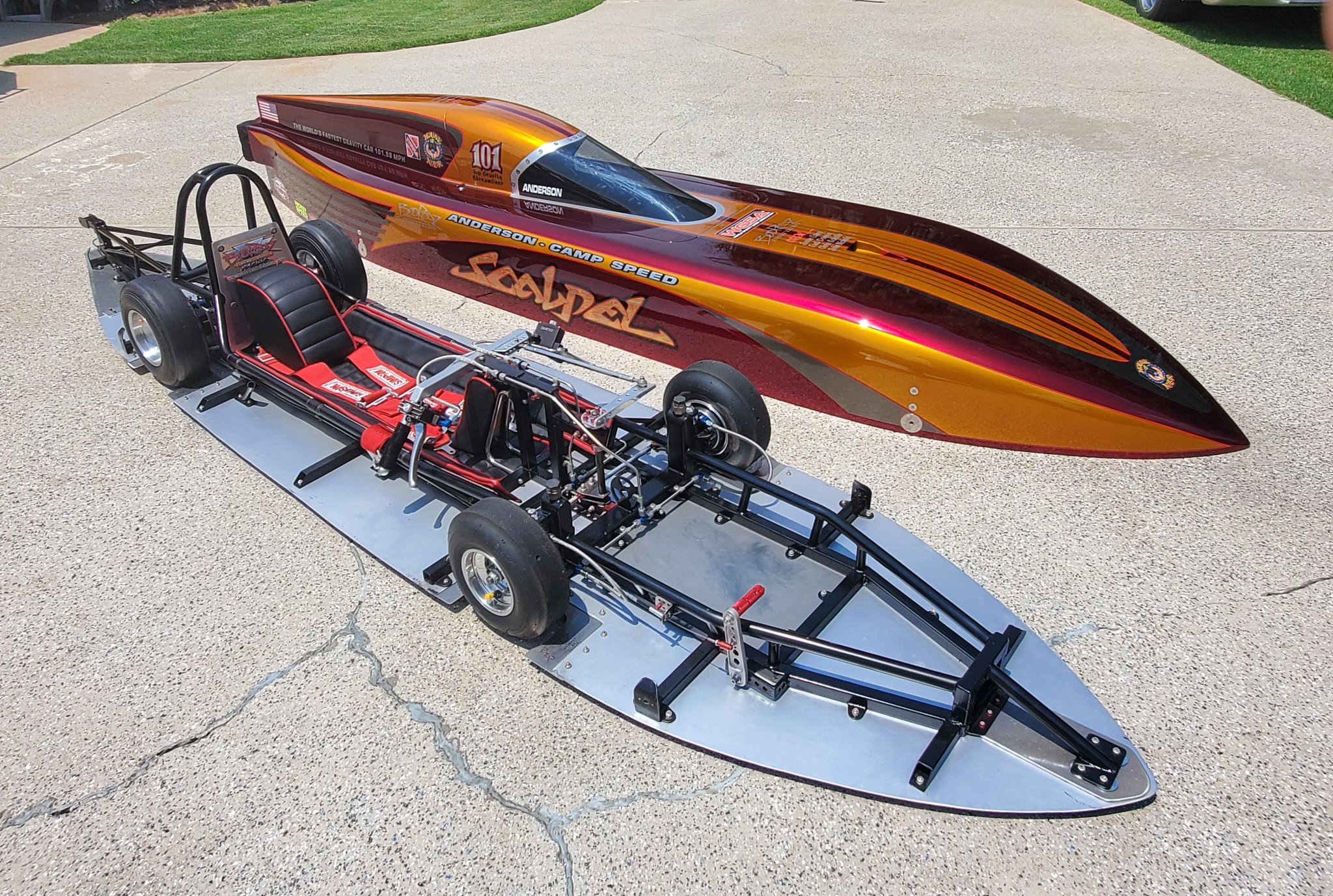 Homegrown: "Atomic Scalpel" tops 100 mph with gravity alone - Hagerty Media