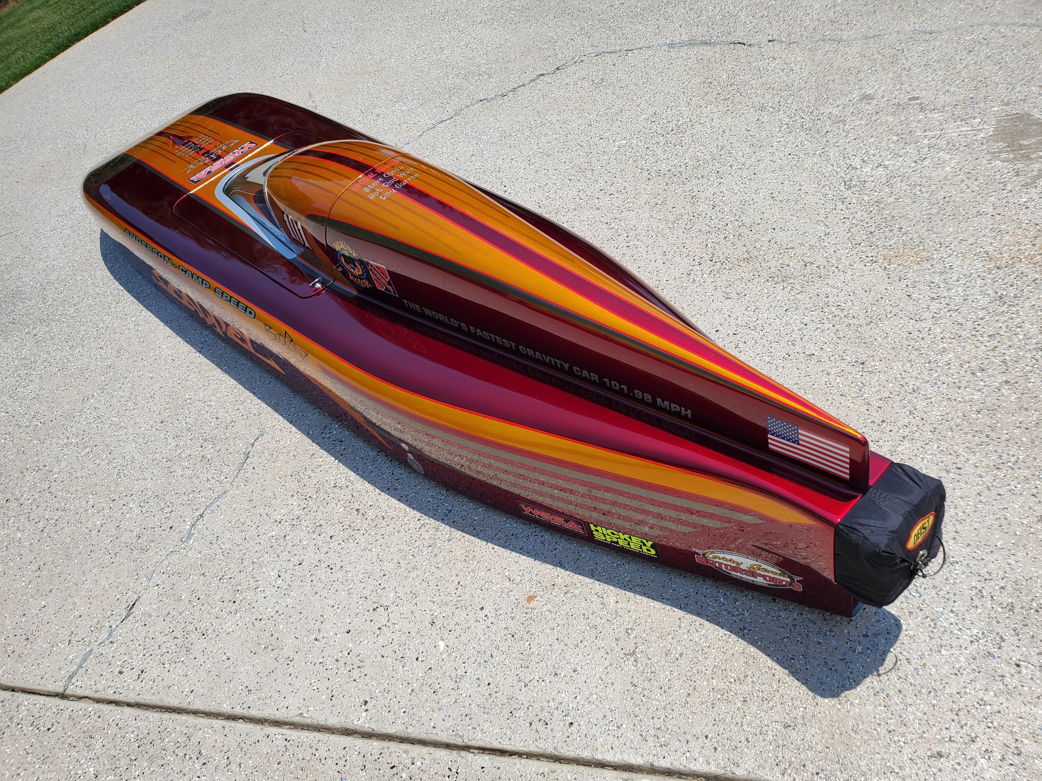 Homegrown: "Atomic Scalpel" tops 100 mph with gravity alone - Hagerty Media