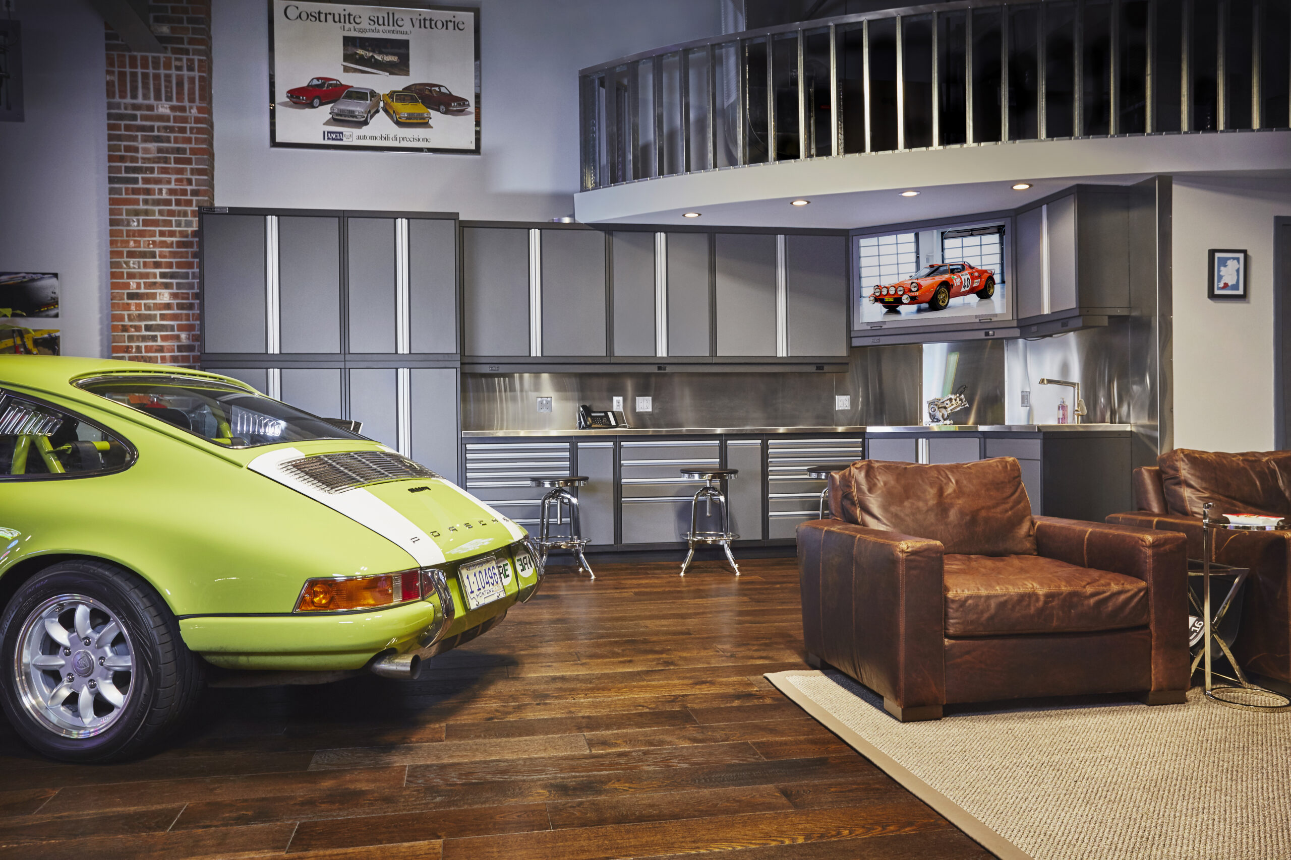 Create a luxury garage for your car collection with Baldhead Cabinets ...