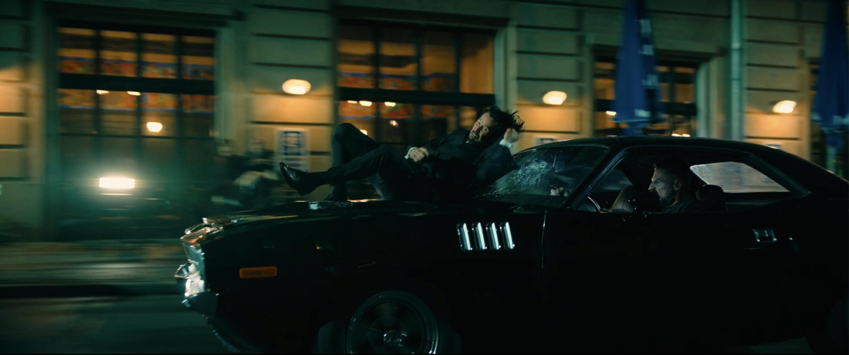 John Wick 4 delivers muscle "car-fu" in a Cuda - Hagerty Media
