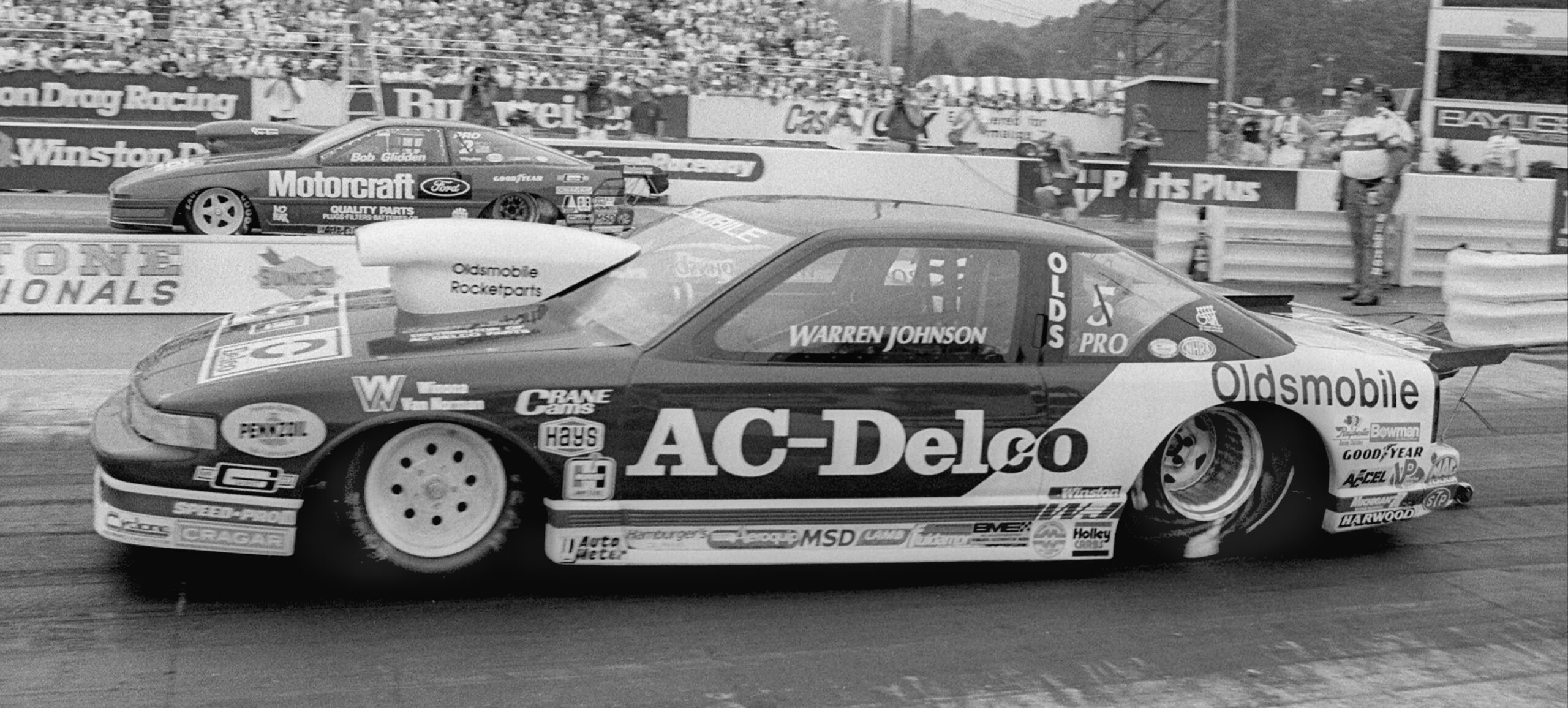 Roaring tribute to Warren Johnson's Cutlass honors a Pro Stock legend ...