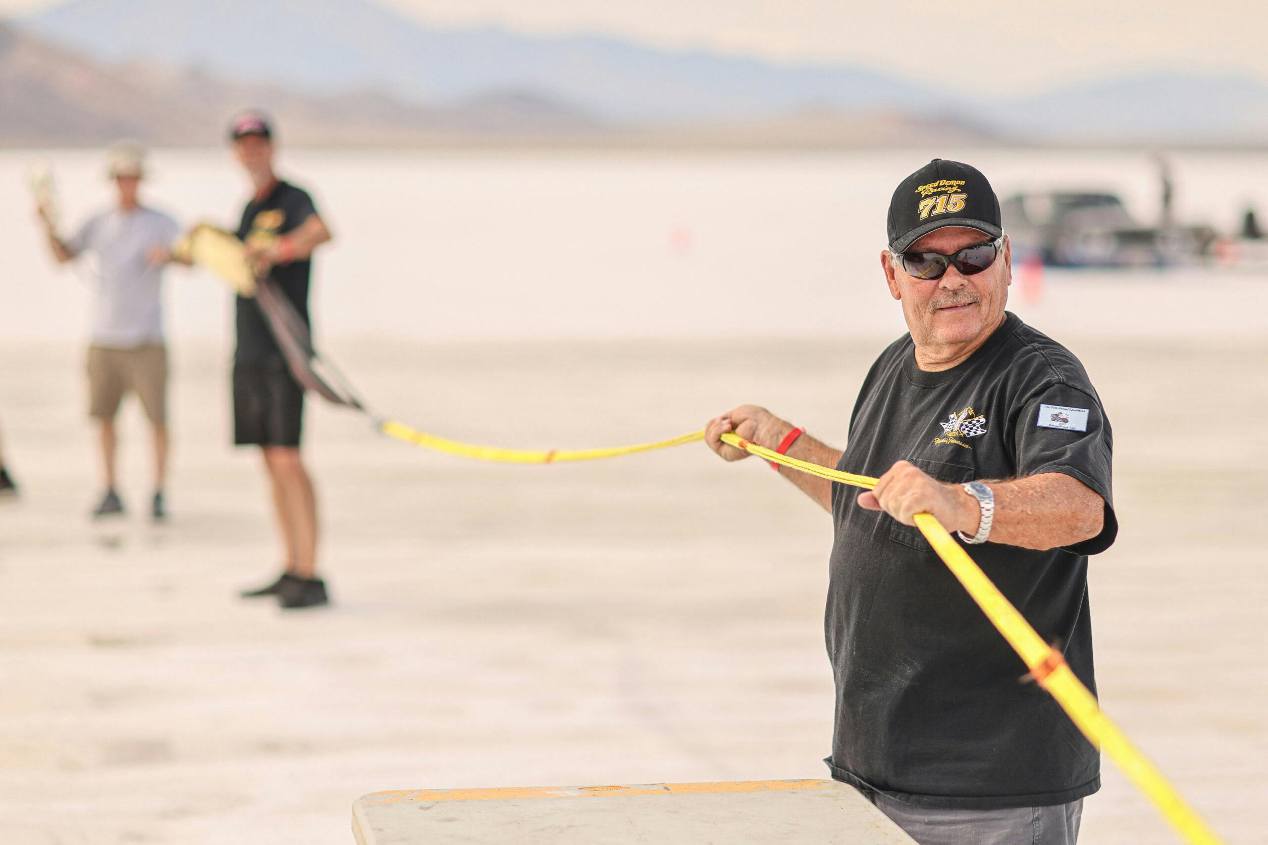 Speed Demon shrugs off challengers, engine fire to claim fastest mile ...