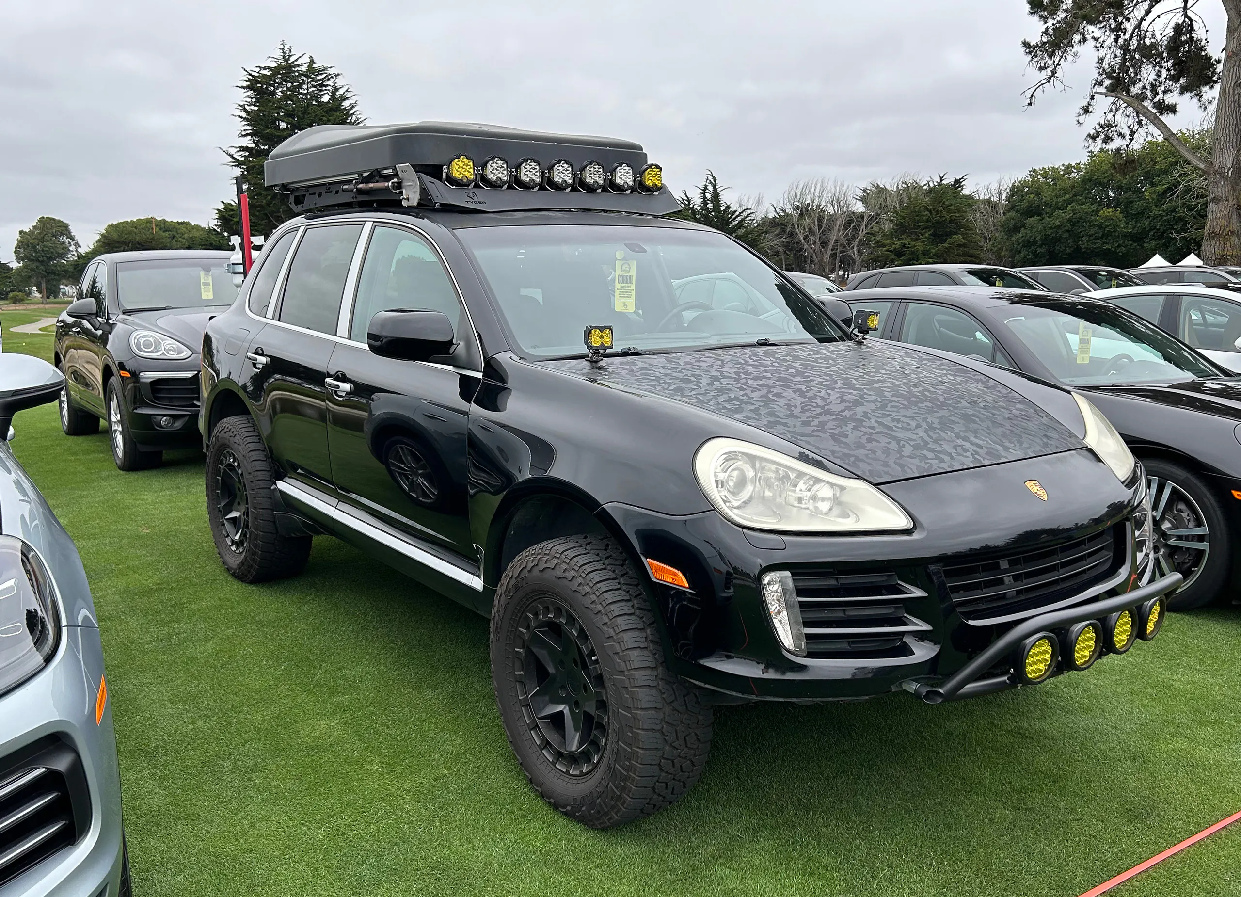 8 stars of the Porsche Werks Reunion Monterey ... without 911 badges ...
