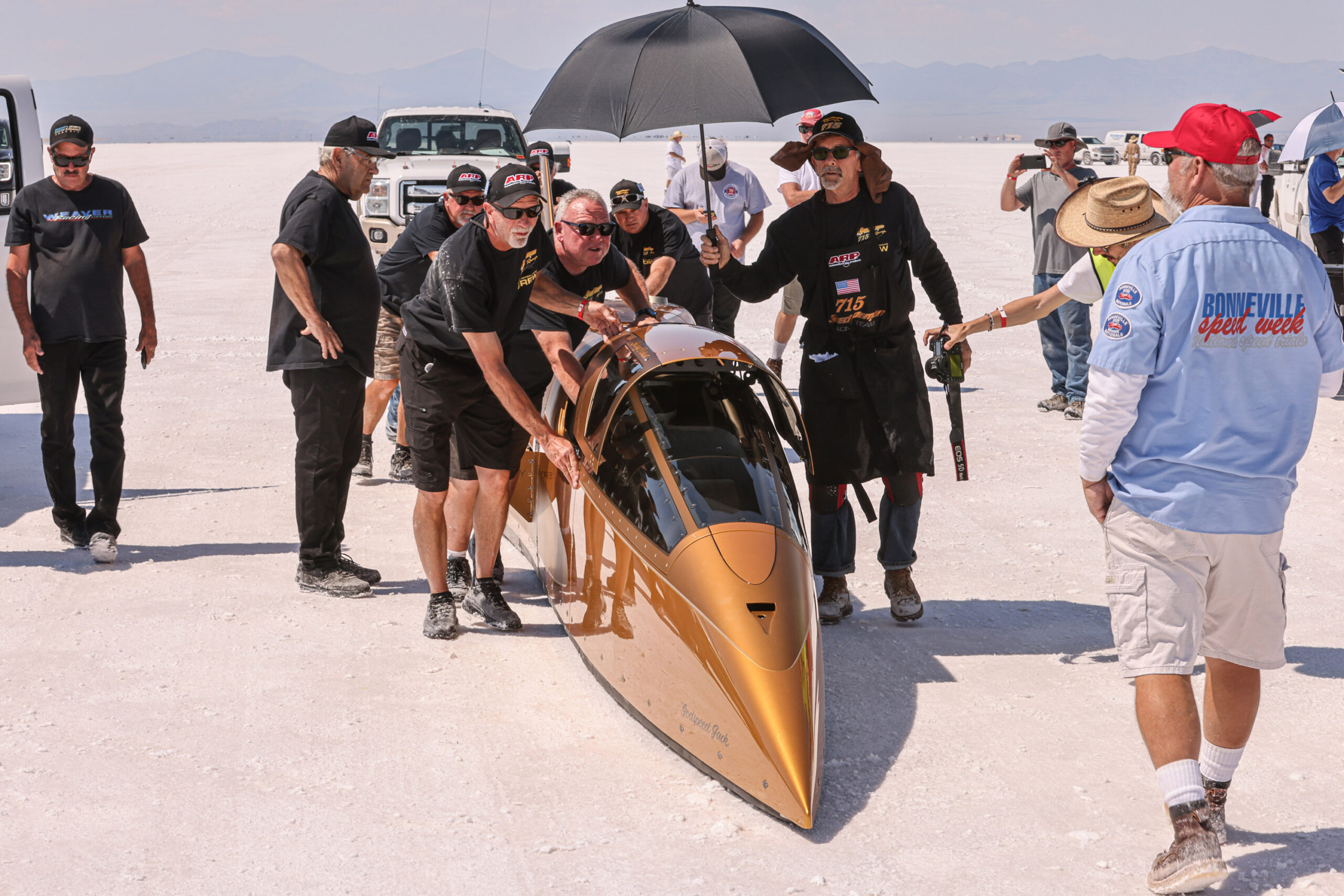 Speed Demon shrugs off challengers, engine fire to claim fastest mile ...