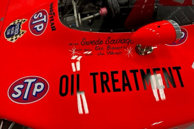 Replica of Swede Savage's Gurney Eagle honors an Indy driver's life cut ...