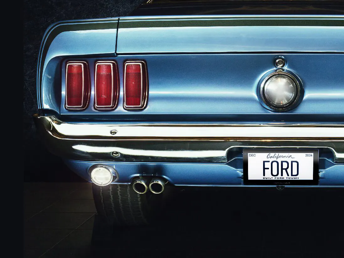 Ford is first car manufacturer to offer digital license plates ...
