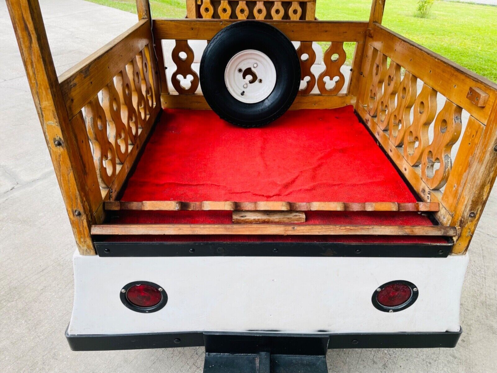 Imagine taking your kids to school in an old Disney World trolley ...