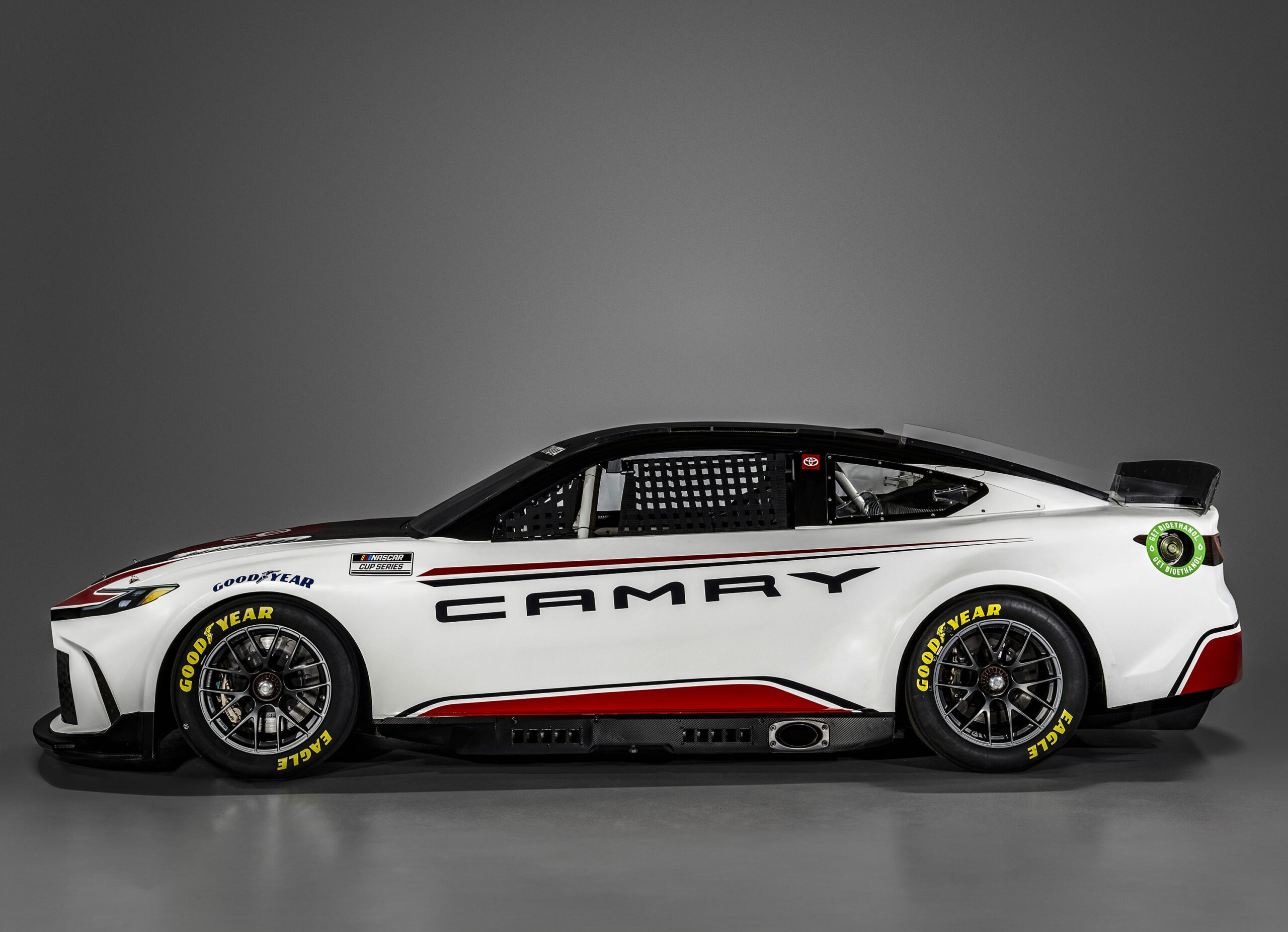 Toyota unveils 2025 NASCAR Camry, following Ford's Dark Horse Mustang ...