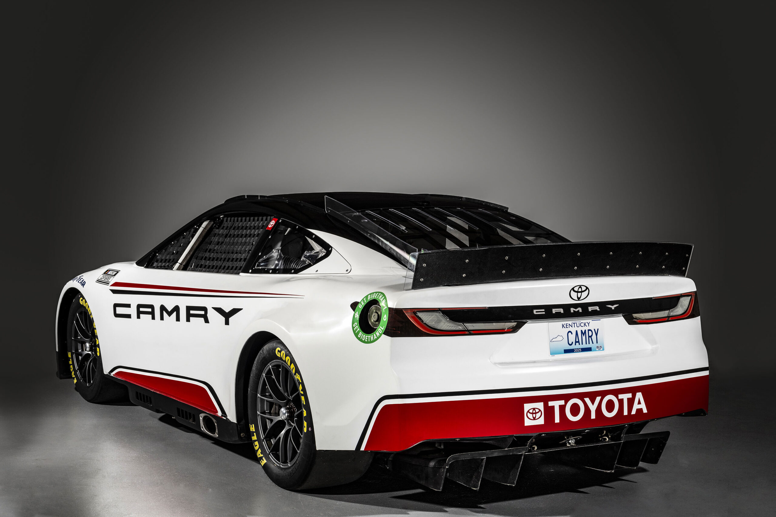 Toyota unveils 2025 NASCAR Camry, following Ford's Dark Horse Mustang ...