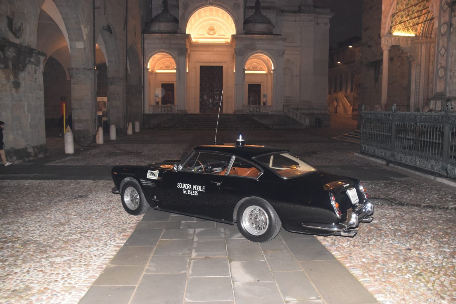 The first and greatest Ferrari police car of all was this 250 GTE ...