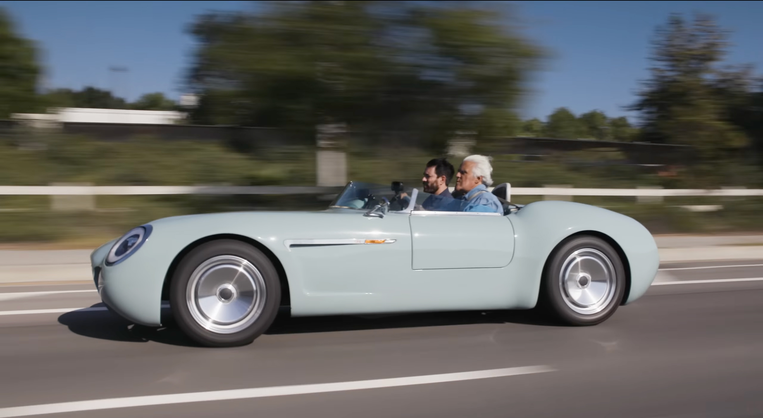 Leno is impressed by Drew Scott’s bespoke electric sports car - Hagerty ...