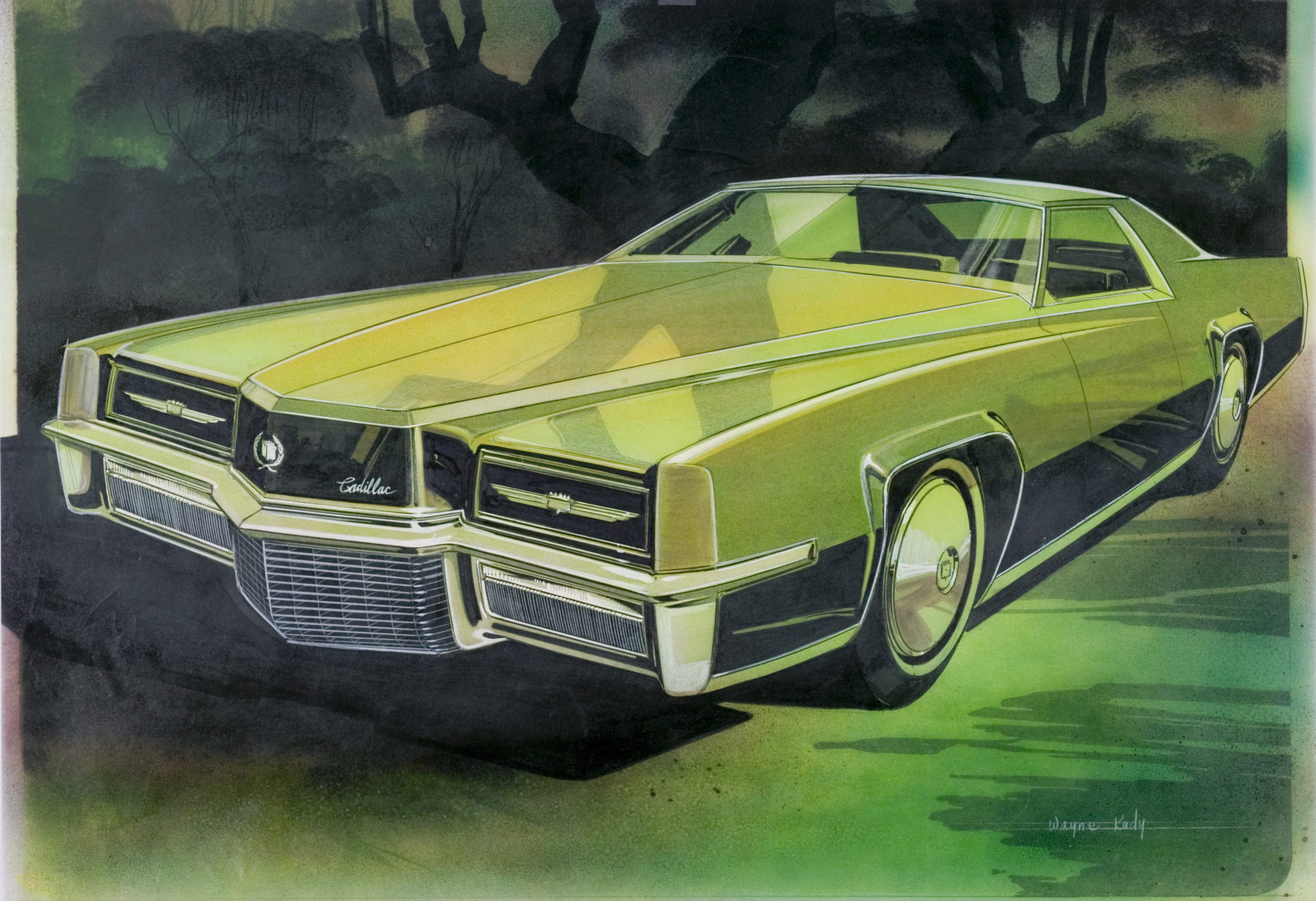 You May Not Know Wayne Kady, but You Know the Cadillacs He Drew ...