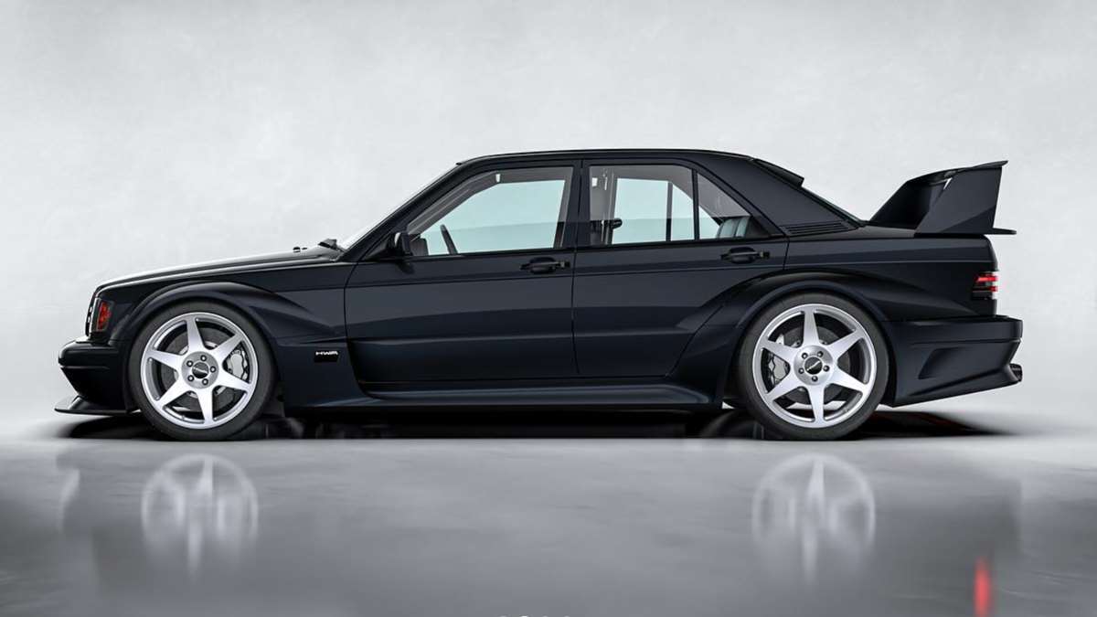 Monster Mercedes 190E restomod revealed - Hagerty Media