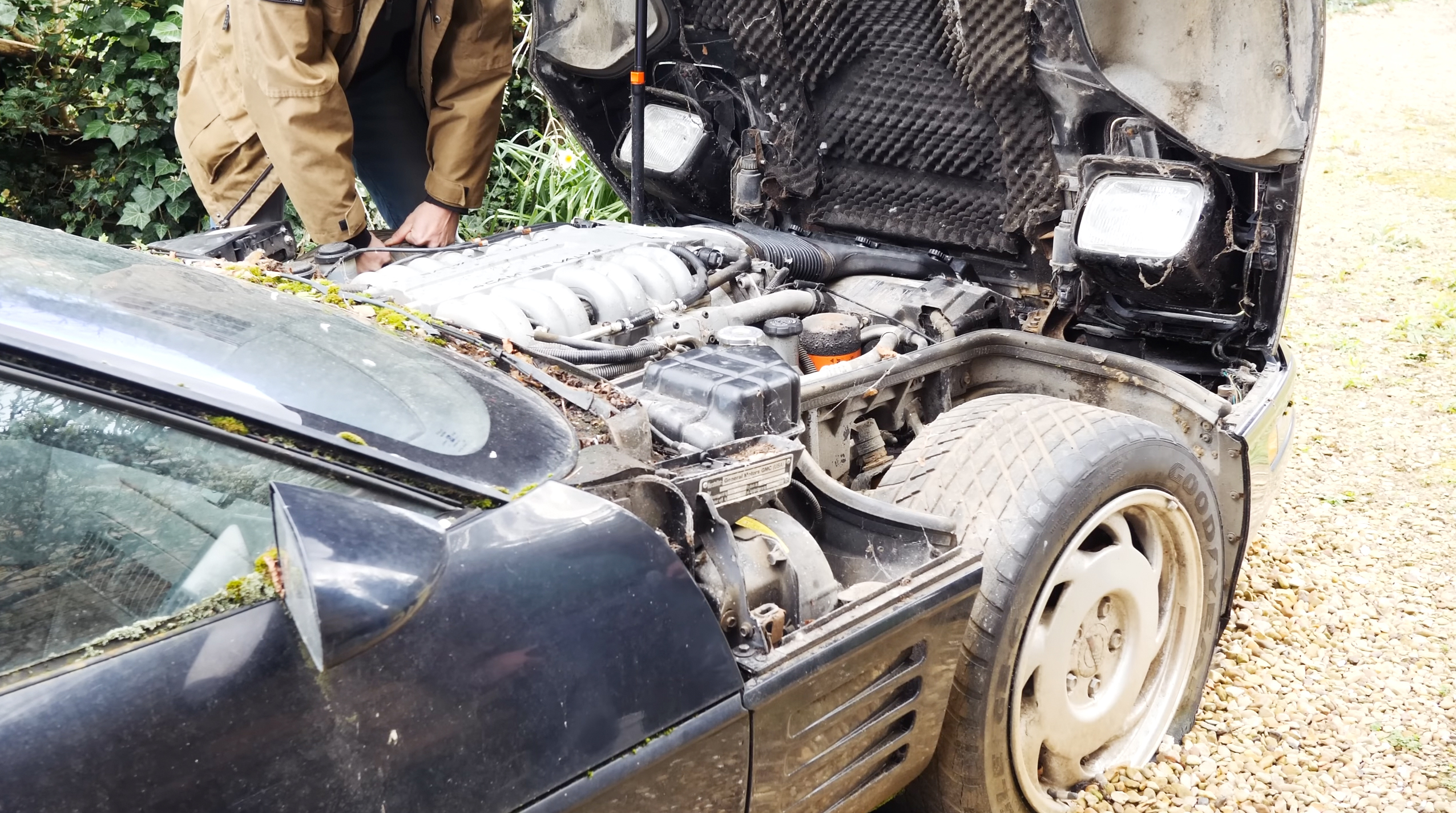 Farm-Find C4 Corvette ZR-1 Saved from British Field - Hagerty Media