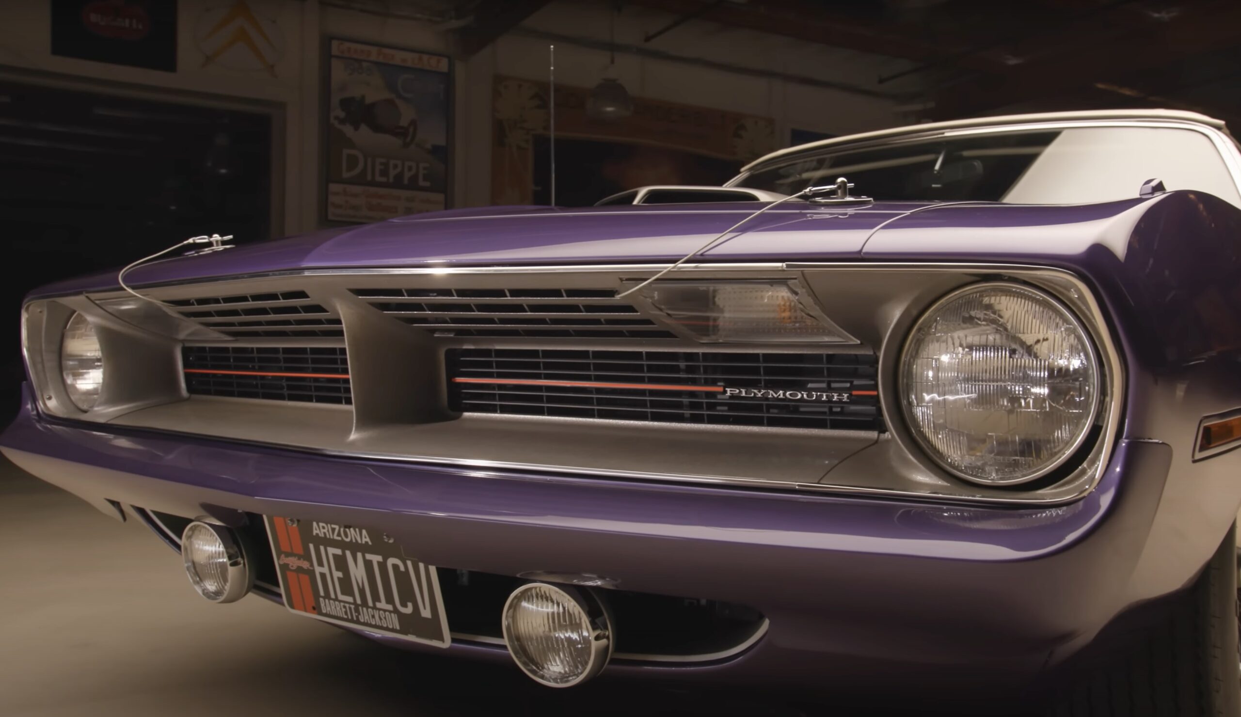 Jay Leno Goes Plum Crazy for Craig Jackson's Hemi Cuda Convertible ...