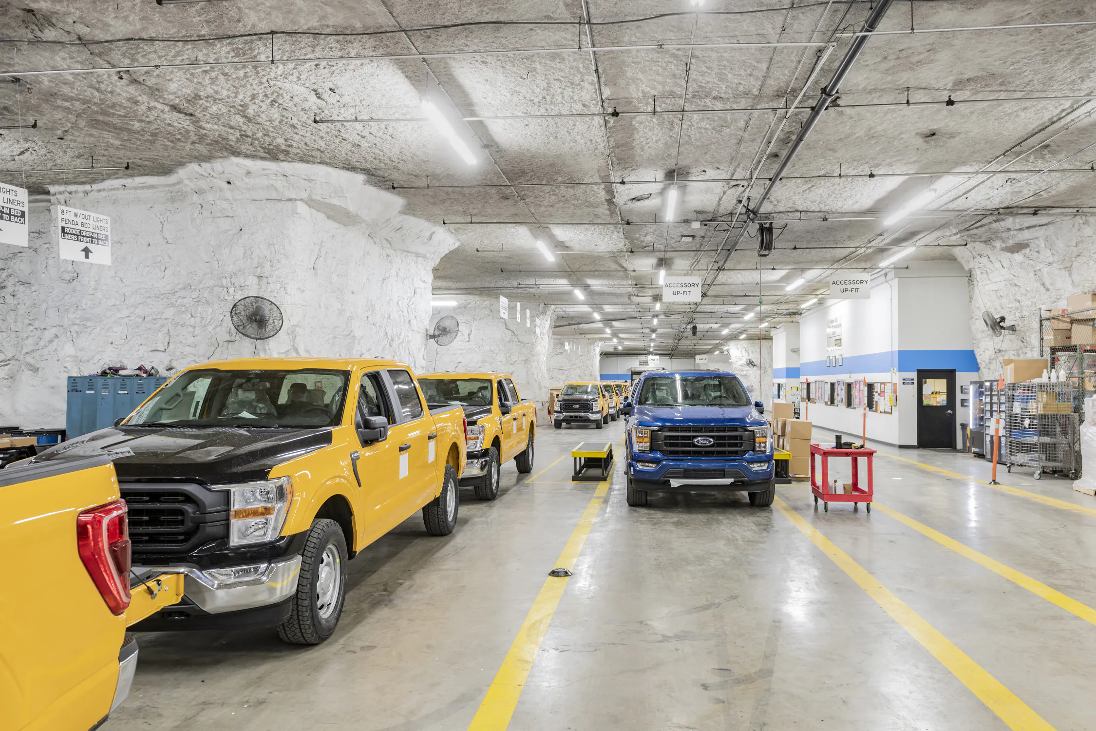 Since the '60s, Ford Has Stored Cars Underground in a Kansas City Cave ...