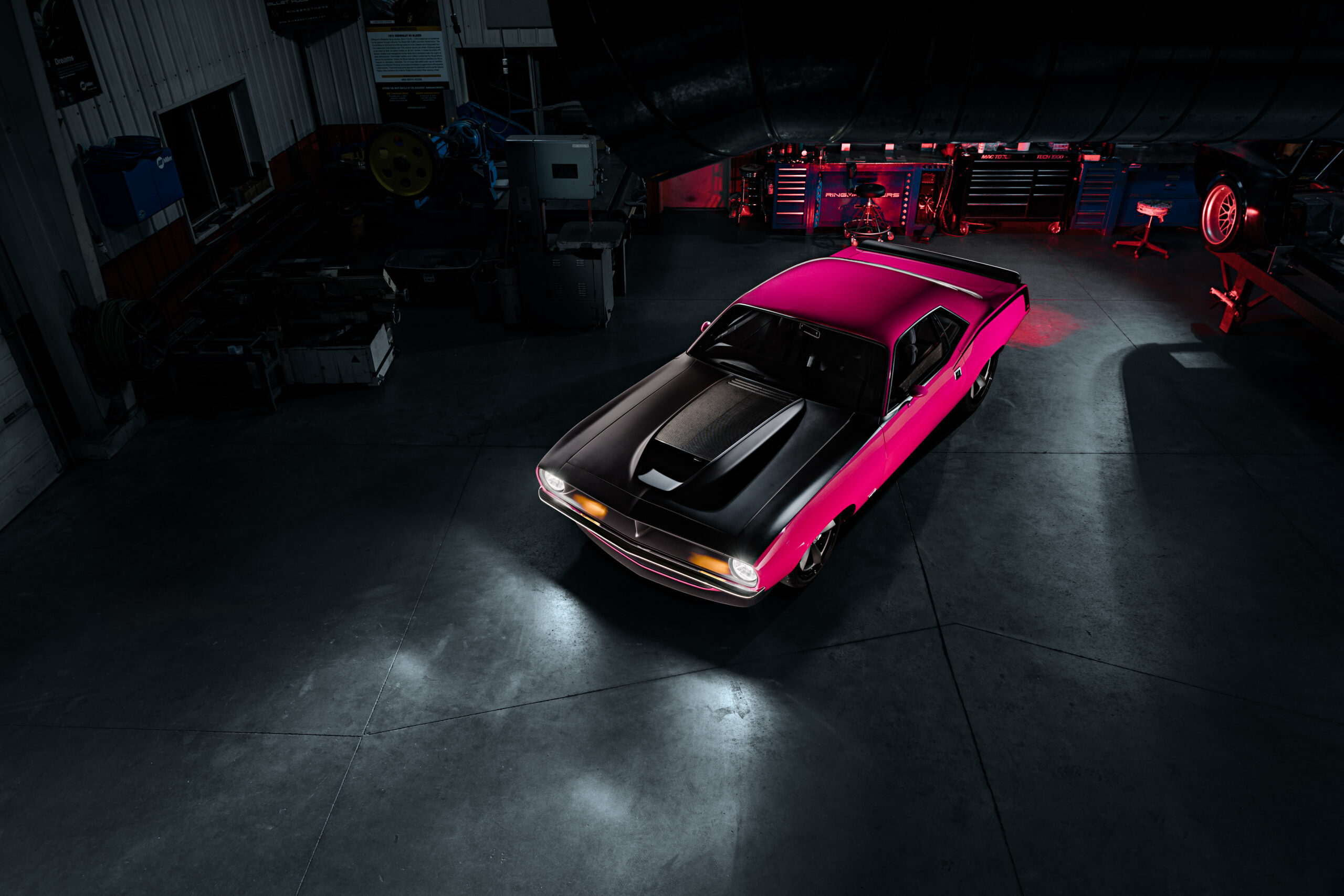 Ringbrothers’ First SEMA Reveal is a Shocking Pink ’Cuda - Hagerty Media