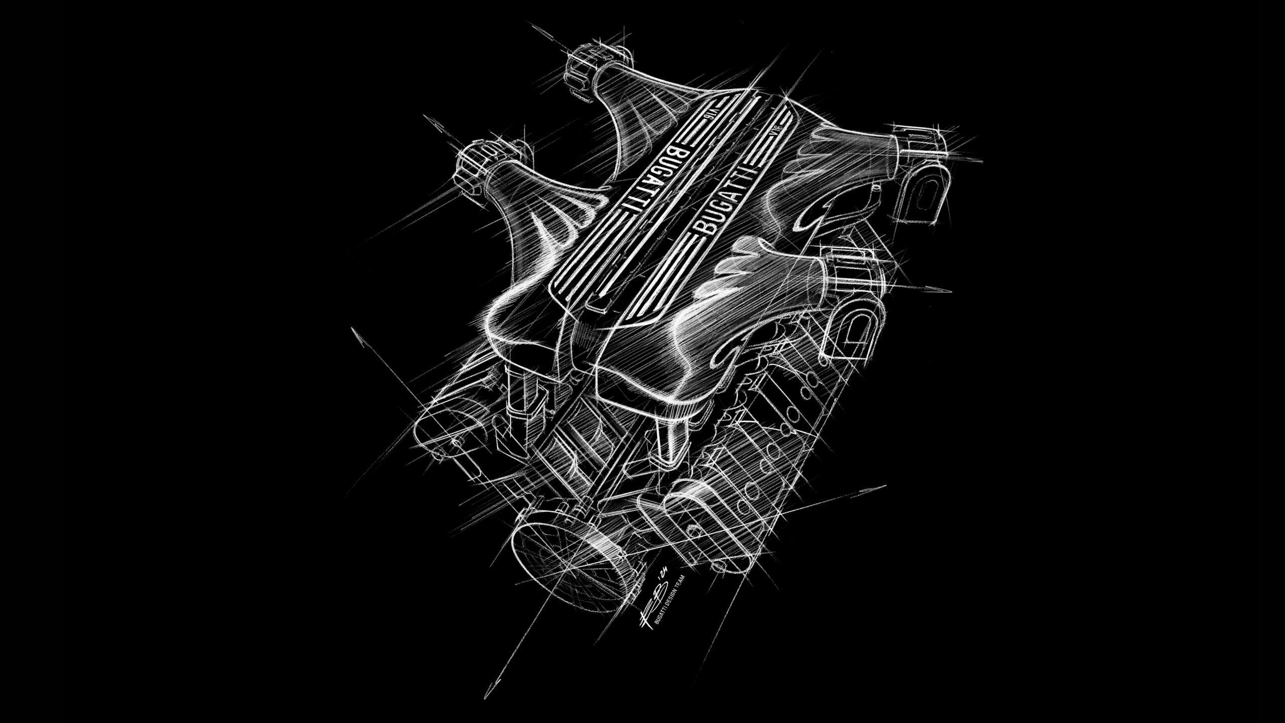 Hear the Sounds of the Bugatti Tourbillon's Furious V-16 Engine ...