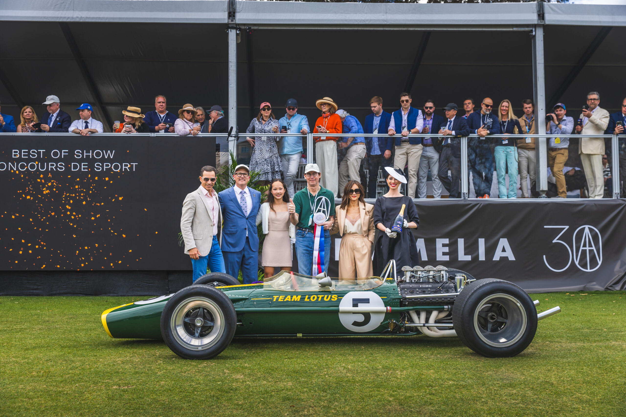 Ex-Jim Clark Lotus 49 F1 Car Wins 2025 Amelia Concours de Sport Best of ...