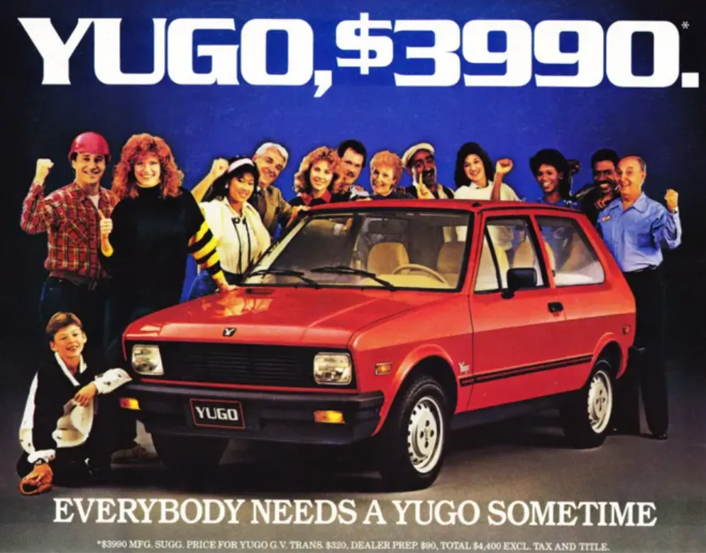 40 Years Ago, We Met the Yugo and It Was Rough. What's with the Redux ...