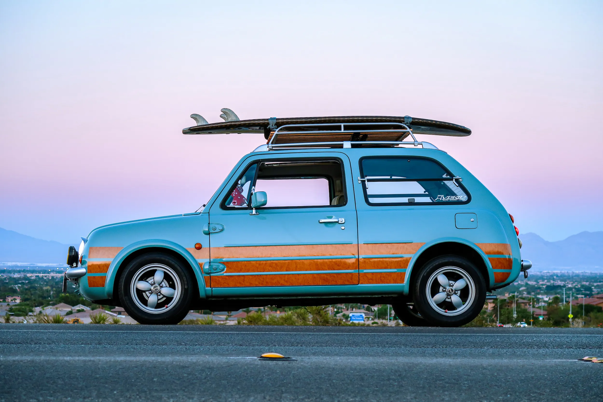 This 1991 Nissan Pao Is a JDM Caricature of West Coast Cool - Hagerty Media