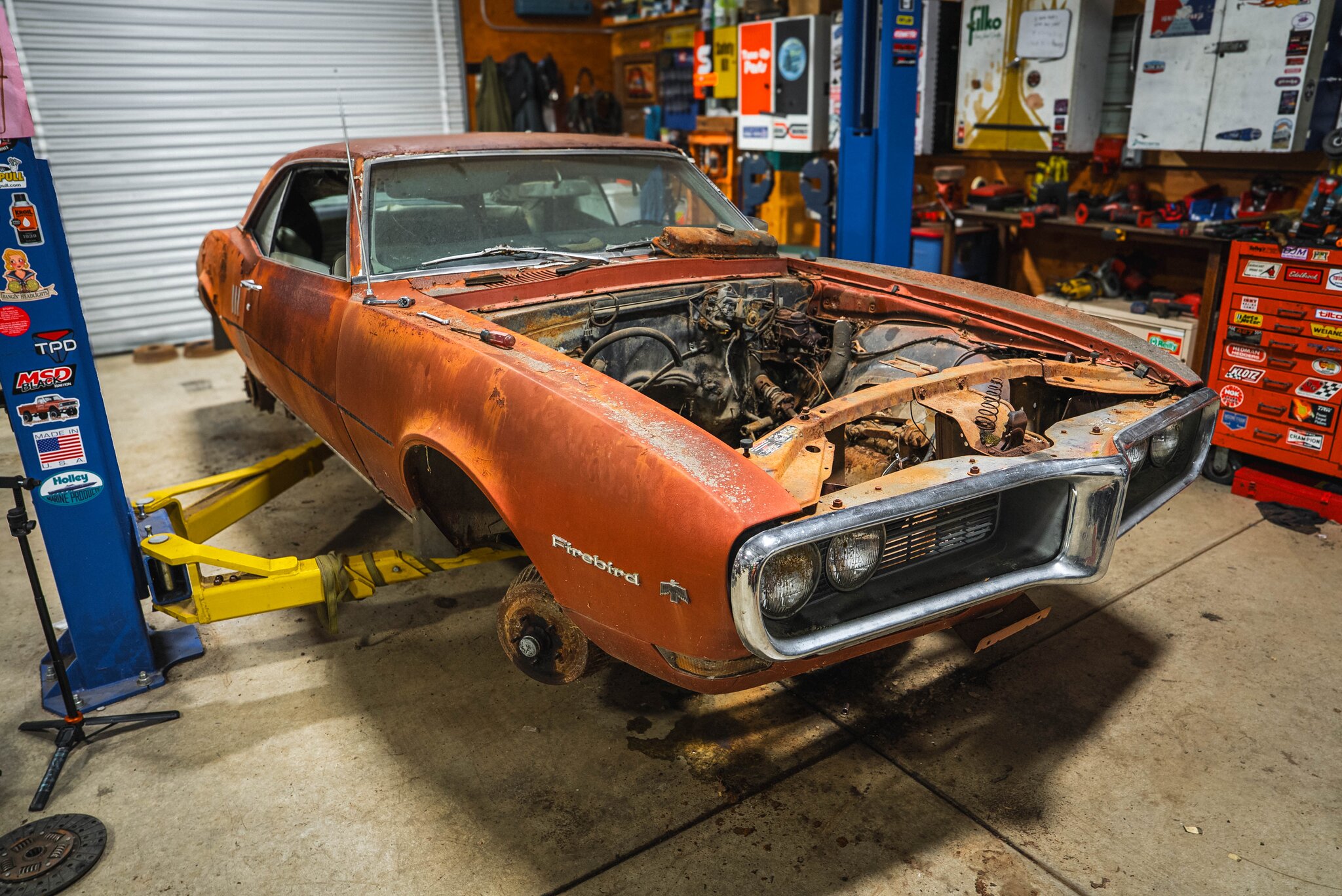 After 40 Years in a Soggy Field, Can This 1968 Pontiac Firebird Be ...