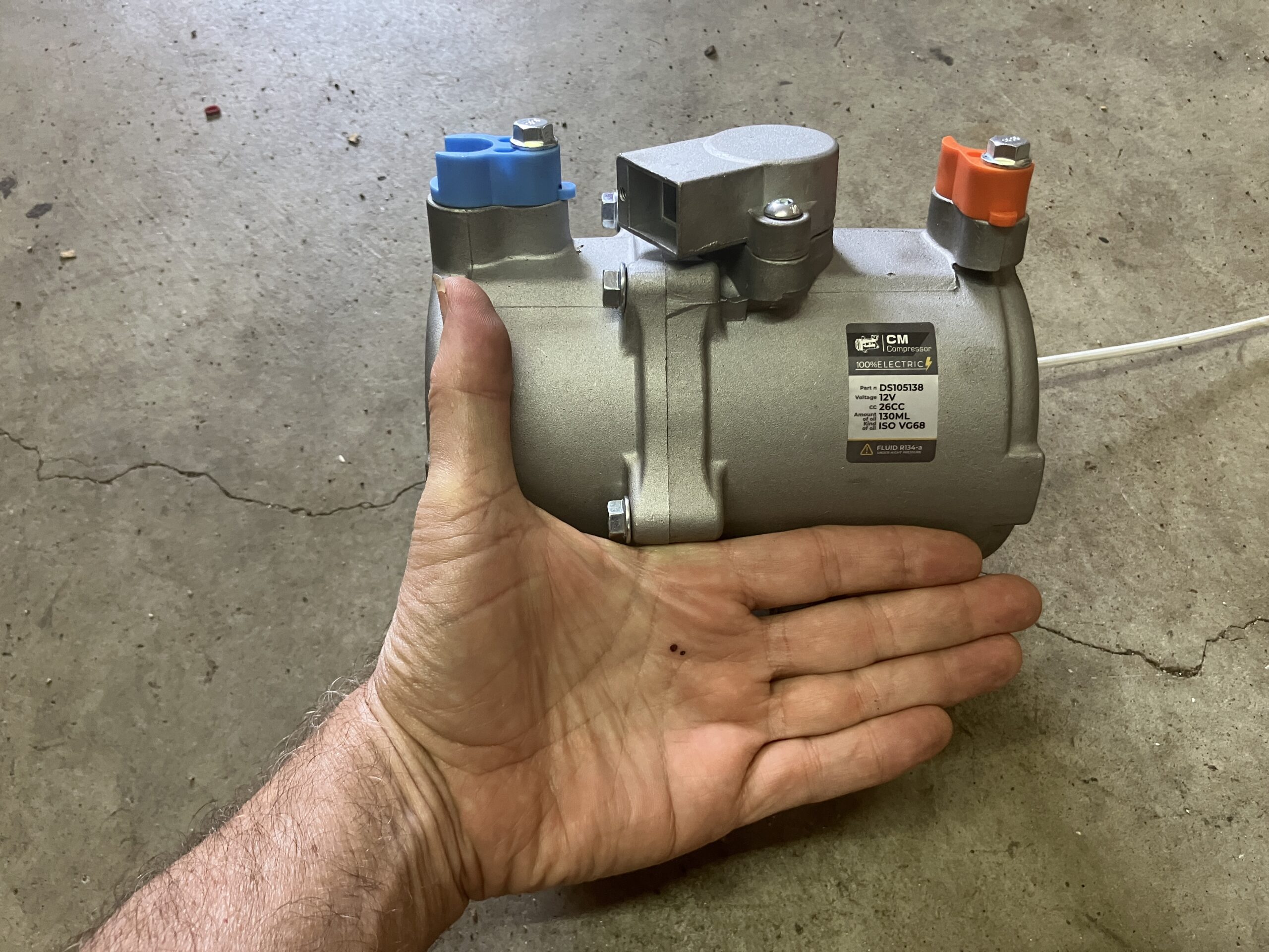 Lotus Elan +2 Air-Conditioning Project: The Electric Compressor ...