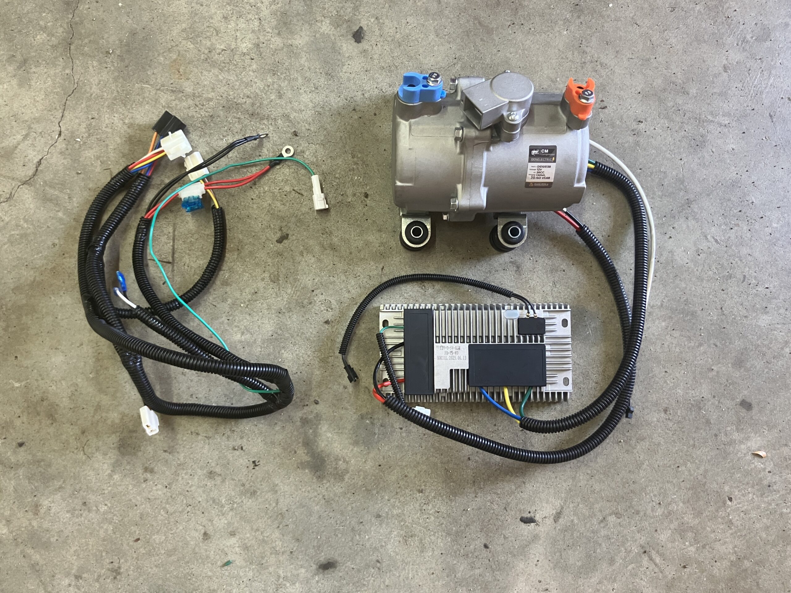 Lotus Elan +2 Air-Conditioning Project: The Electric Compressor ...