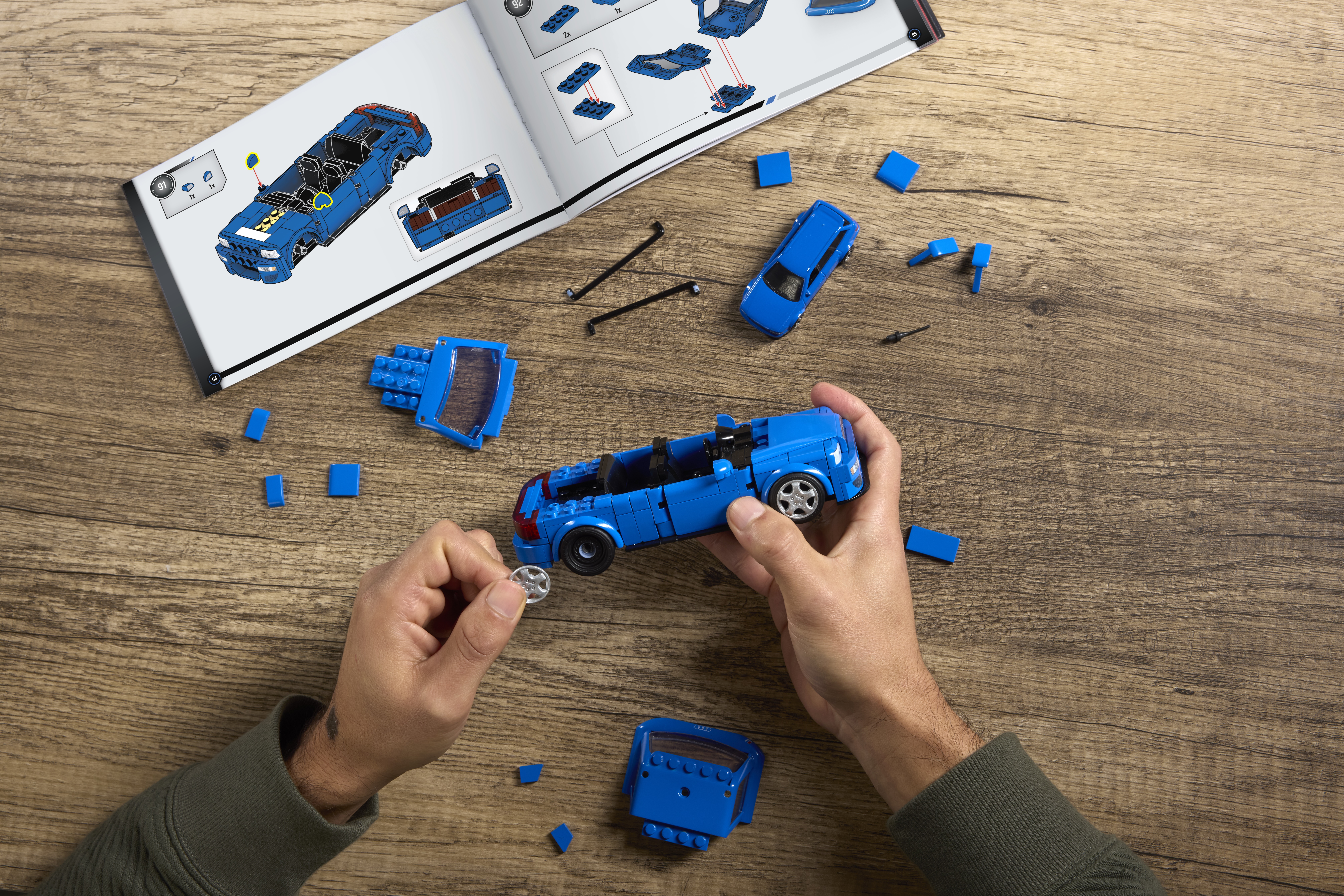 Build Your Own Audi Legend with Mattel's Brick Shop - Hagerty Media
