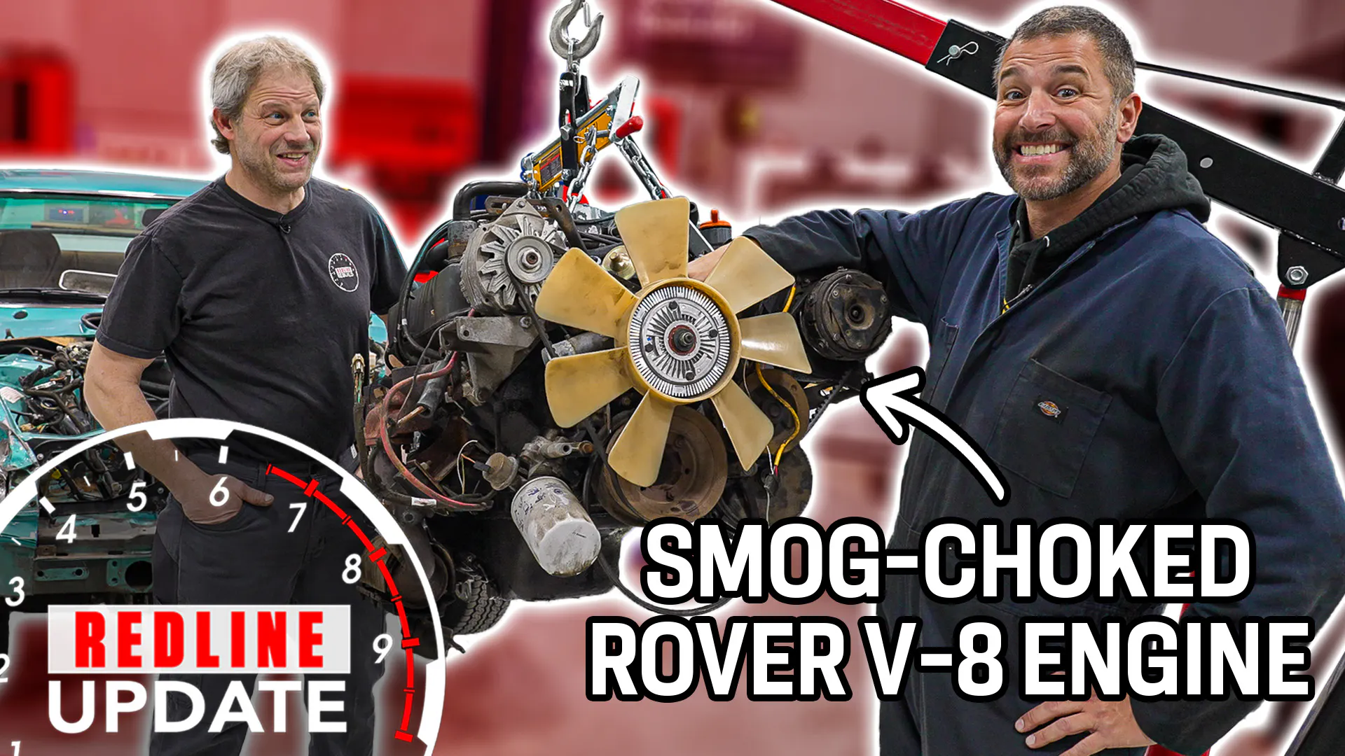 Tearing Down the V-8 Engine from Cammisa’s Rover SD1 | Redline Updates ...