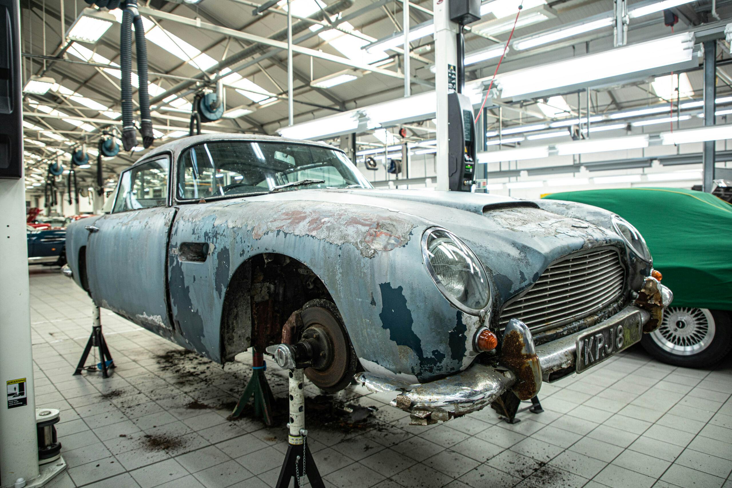 Neglected Aston Martin DB5 Finally Gets the Restoration It Deserves ...