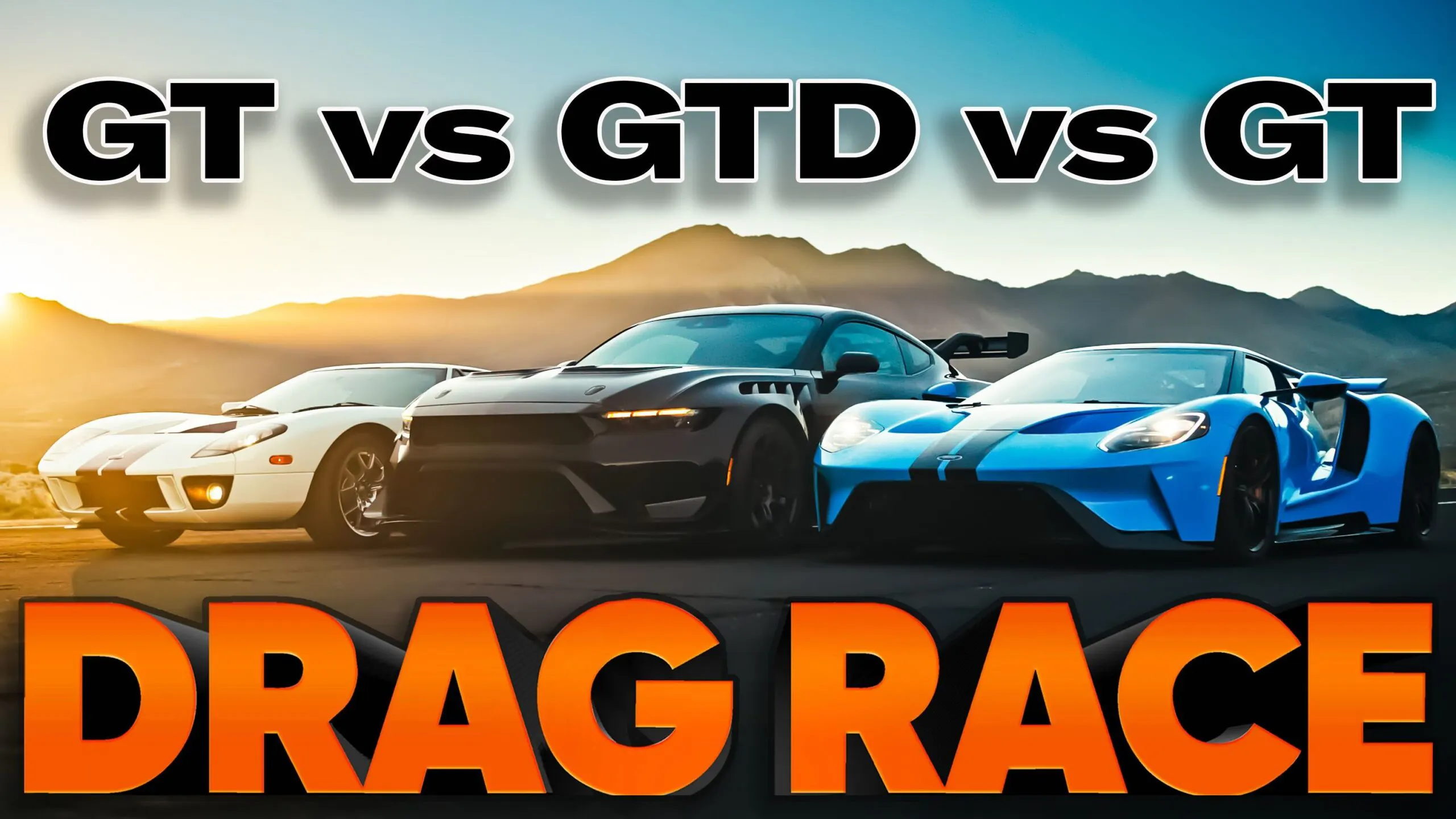 Fast Fords Drag Race: Mustang GTD vs. 2020 GT vs. 2005 GT - Hagerty Media