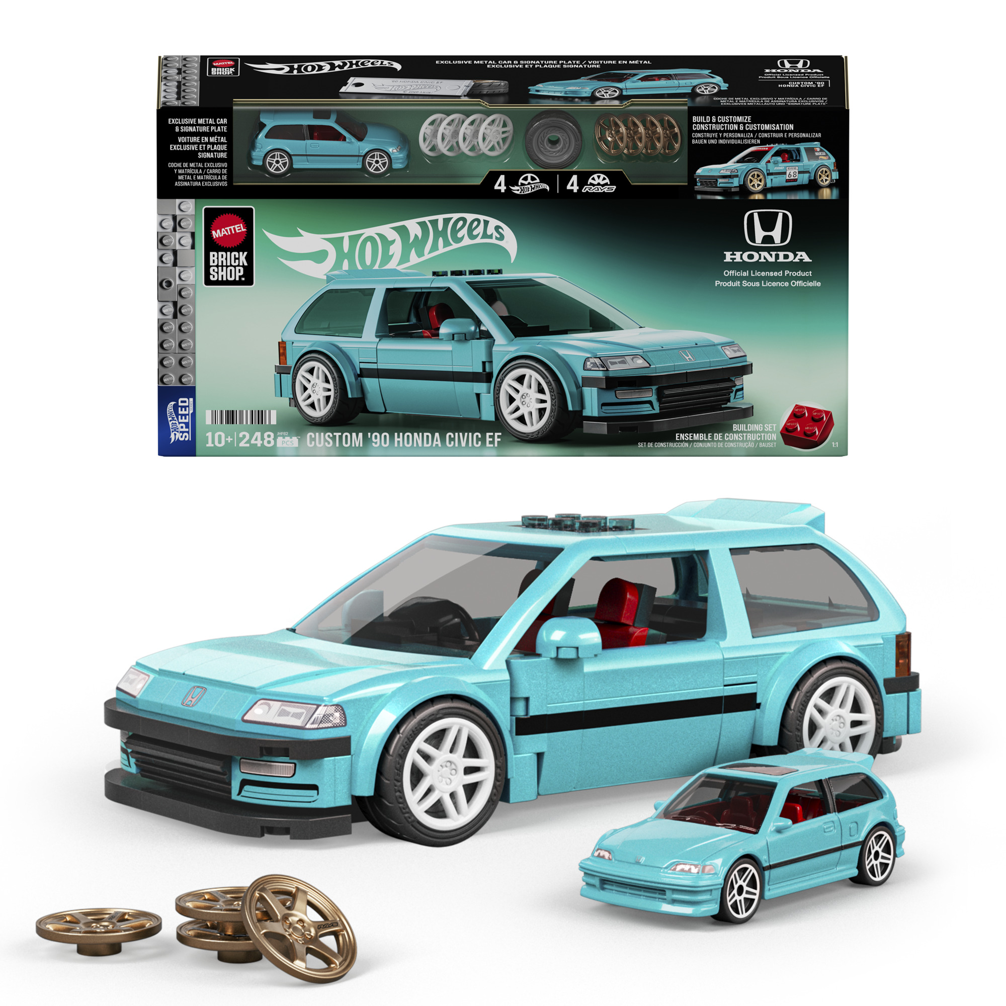 Mattel Brick Shop Honda Civic and S2000 Are JDM-Flavored Lego ...