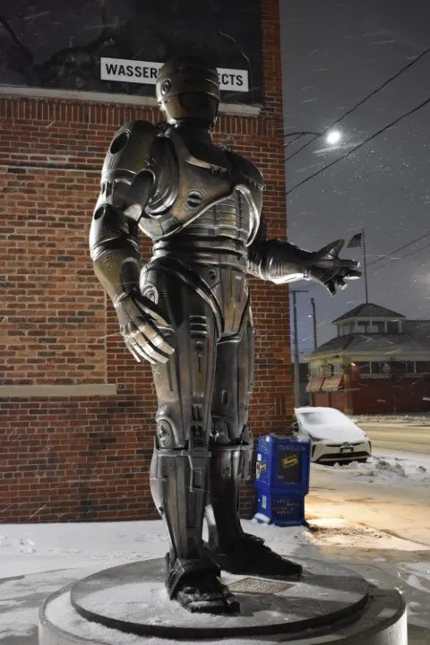 Detroit's RoboCop Statue and Film's 6000 SUX Movie Car Find New Homes ...
