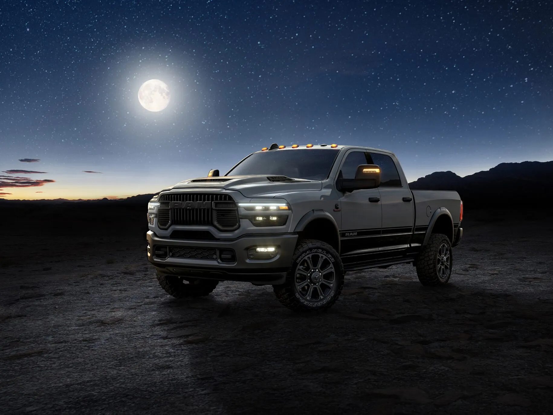 2026 Ram 2500 Lunar Edition Goes Gray Outside, Orange Inside - Hagerty ...
