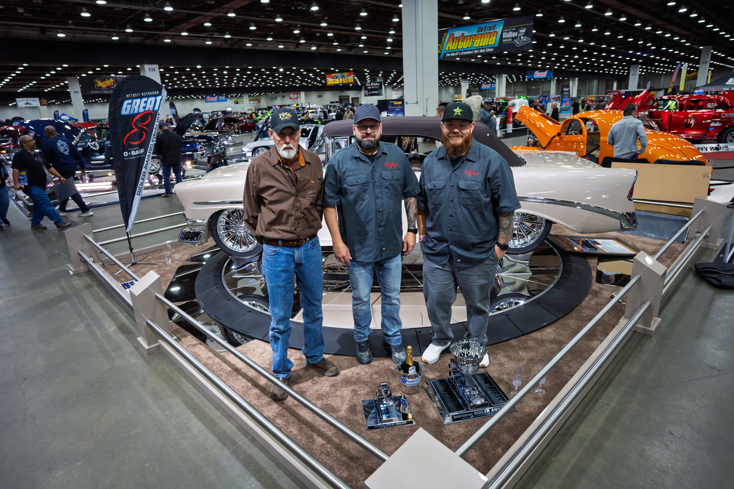 "Elegant Lady," a '56 Chevy Bel Air Convertible, Wins 2026 Ridler Award ...